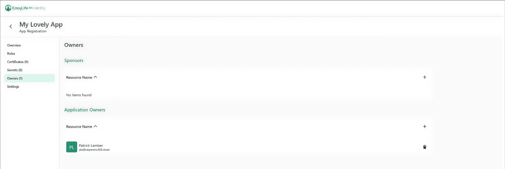 EasyLife 365 - Assigning App Ownership and Avoiding Shared ...